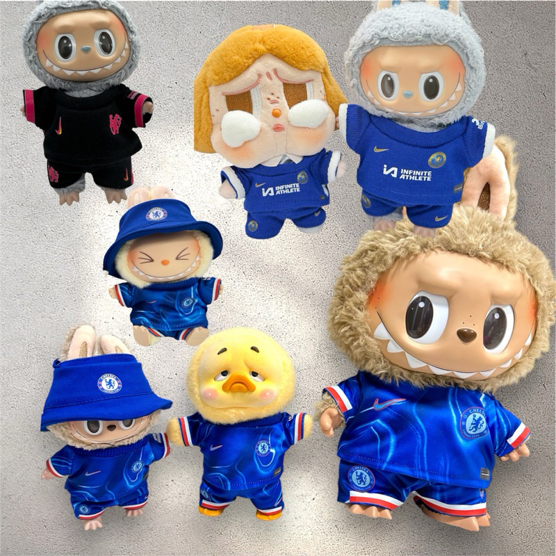 ชุดฟุตบอลเชลซี chelsea ลาบูบู้ Labubu V1 V2 ใส่ชื่อใส่เบอร์ได้ | Shopee ...