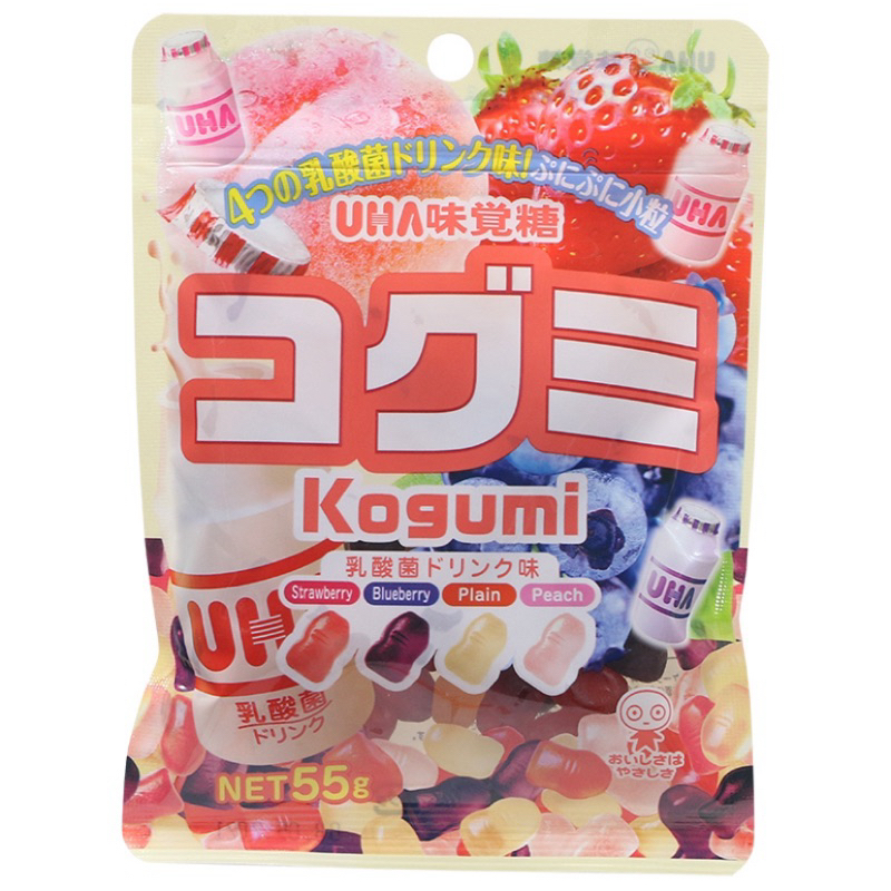 UHA Kogumi เยลลี่ รส นมเปรี้ยว 55g | Shopee Thailand