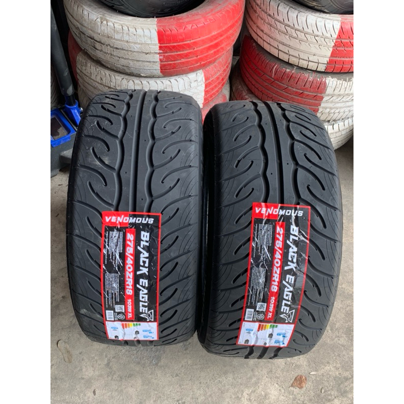 ยางซิ่งลายไฟขอบ18 VENOMOUS 275/40R18 ปี24 (2เส้น) | Shopee Thailand