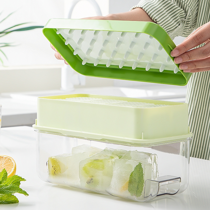 Giant Ice Cube Tray ถาดน้ําแข็ง ฝาปิด ทําน้ําแข็ง แช่น้ําแข็ง ถาด ...