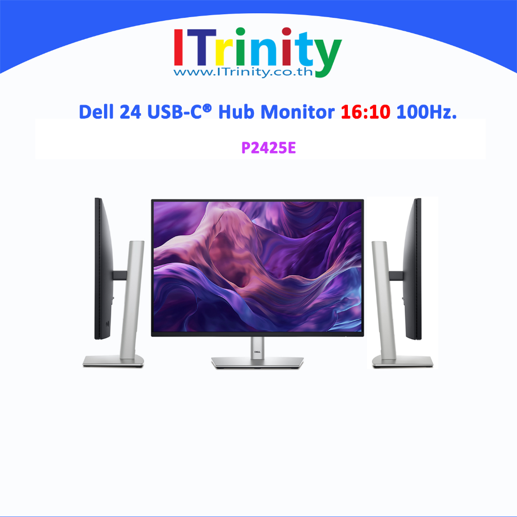 [ผ่อน0%]Dell P2425E 24 Monitor เดลล์ จอมอนิเตอร์ 24.07 นิ้ว Full HD IPS ...