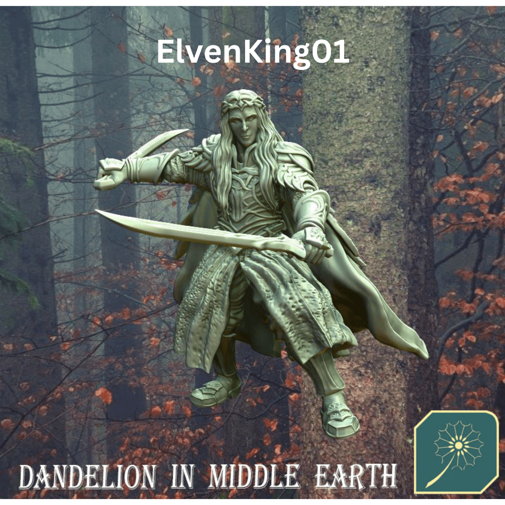 [Dandelion in Middle earth] Dark Wood Royal Elf - โมเดลสำหรับ DnD ...