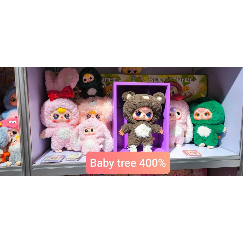 Baby Three 400% Plush Blind Box Super cert Baby | Shopee Thailand