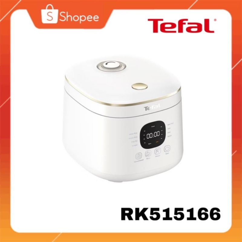 [ของแท้🔥รับประกันศูนย์ 2 ปี] Tefal หม้อหุงข้าว AI อัจริยะ รุ่น RK515166 ...