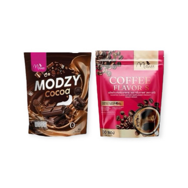 กาแฟ/โกโก้มณี มดซี่ Manee Coffee Flavor S ผลิตภัณฑ์เสริมอาหาร 1ห่อ ...