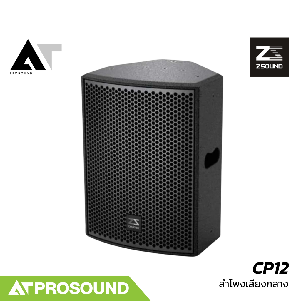 ZSOUND CP12 ลำโพงเสียงกลางขนาด 12 นิ้ว 2 ทาง พาสซีฟ 1600 วัตต์ ให้ความดังสูงสุด 129 dB AT ...