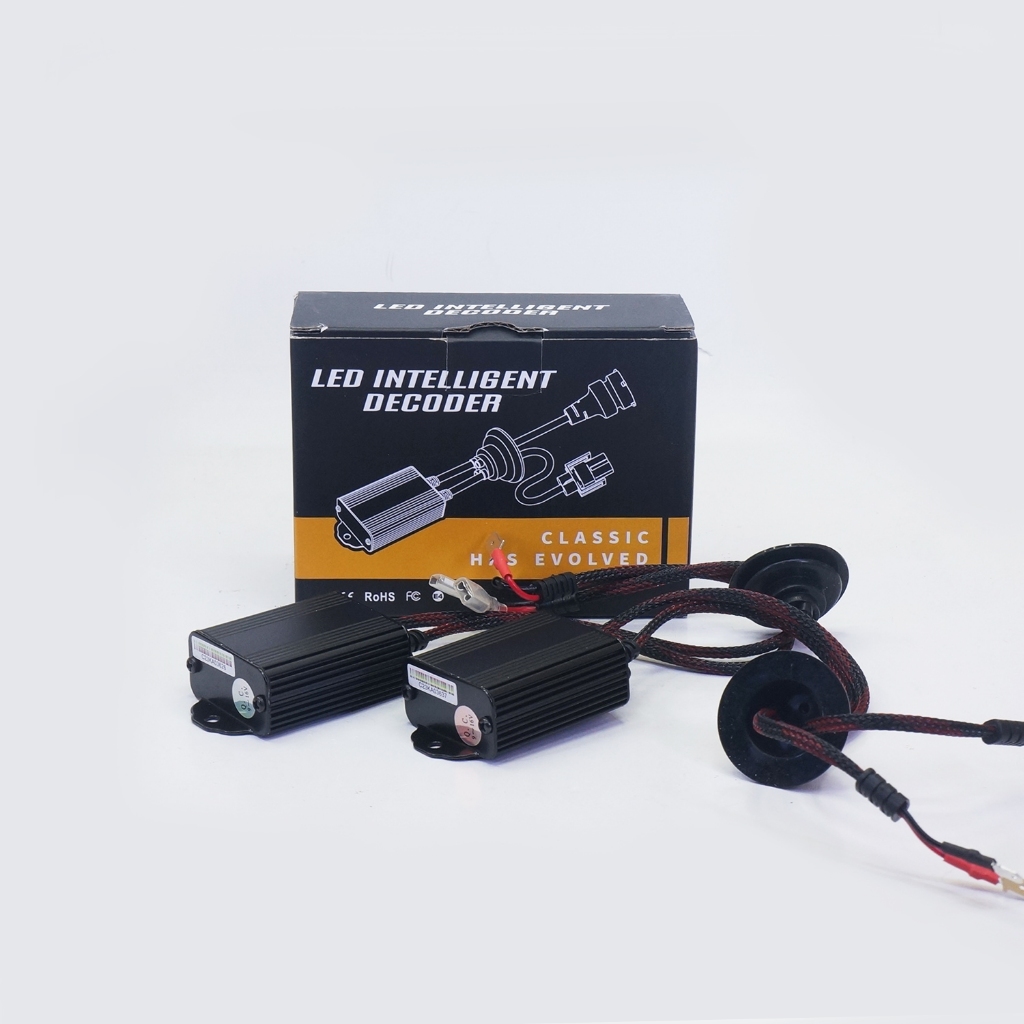 LED Decoder ขั้ว H1 สำหรับรถที่มีปัญหา ECU เช็คไฟหน้า เช่น Benz bmw ...