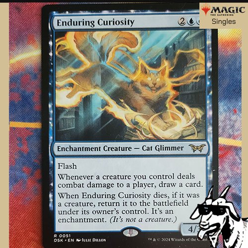[MTG][Single][DSK] Enduring Curiosity ระดับ Rare [ภาษาอังกฤษ] | Shopee ...