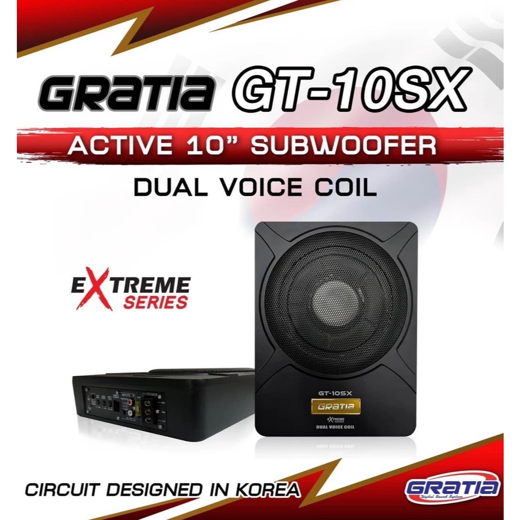 ซับบอกส์ GRATIA 10 นิ้ว GT105S / 105X คละรุ่น MAX1500.BASSBOX **สินค้า SALE อาจมีตำหนิ หรือ ...