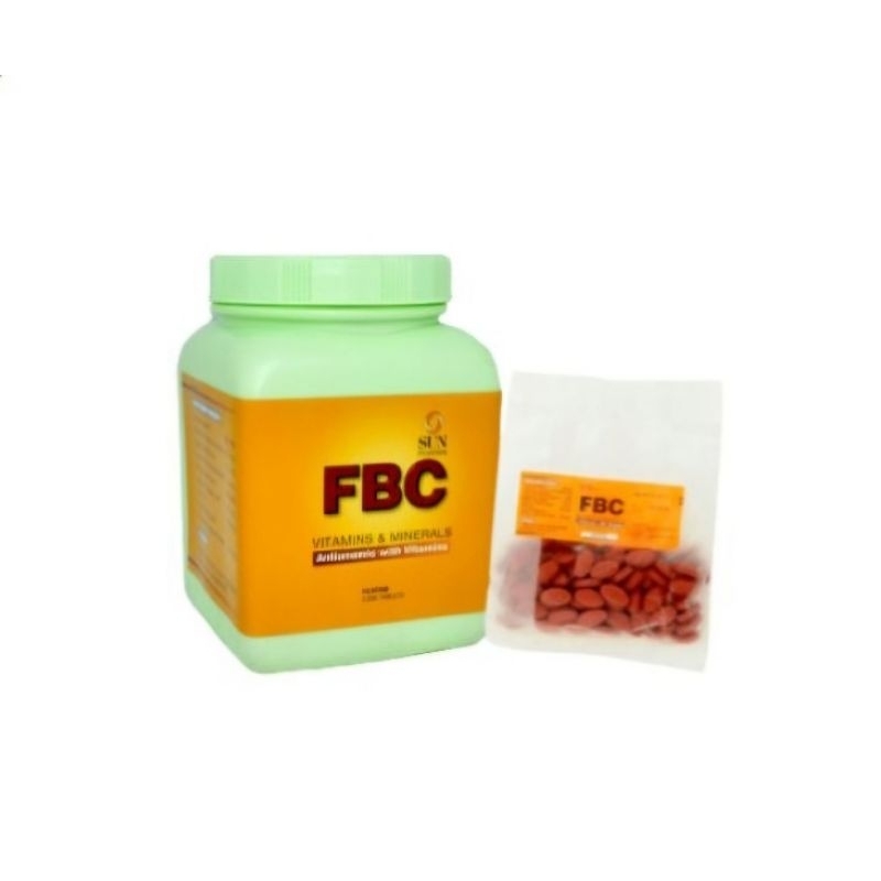 FBC ธาตุเหล็ก เฟอรัส เหล็ก Ferrous Iron *แบบซอง100เม็ด | Shopee Thailand