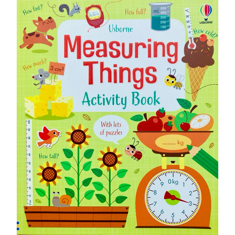 Usborne Measuring Things Activity Book (Maths Activity Books) | Shopee ...