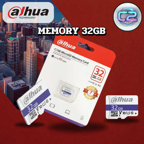 DHI-TF-C100 Dahua เมมโมรี่การ์ดแบบ MicroSD Card 32 GB สำหรับกล้องวงจรปิด | Shopee Thailand