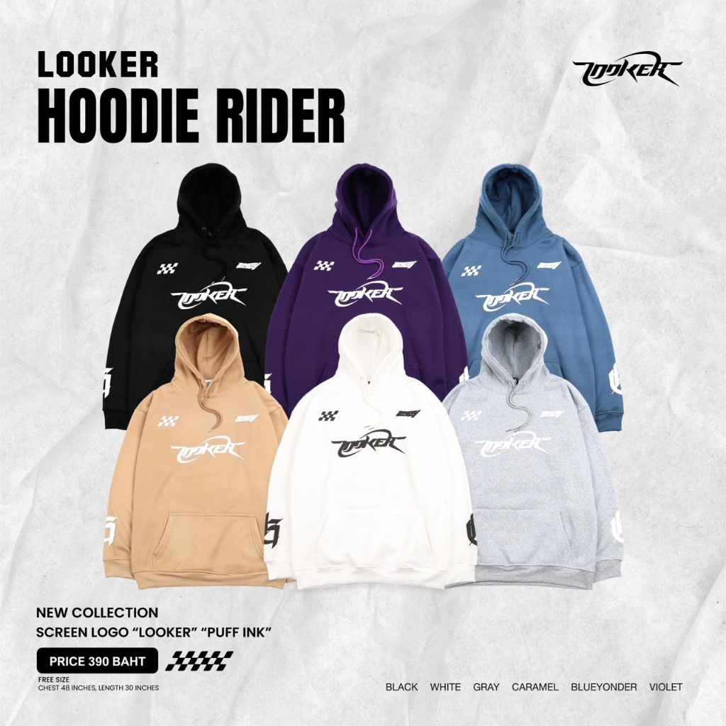LOOKER - HOODIE RIDER (9%Clothing) | Shopee Thailand