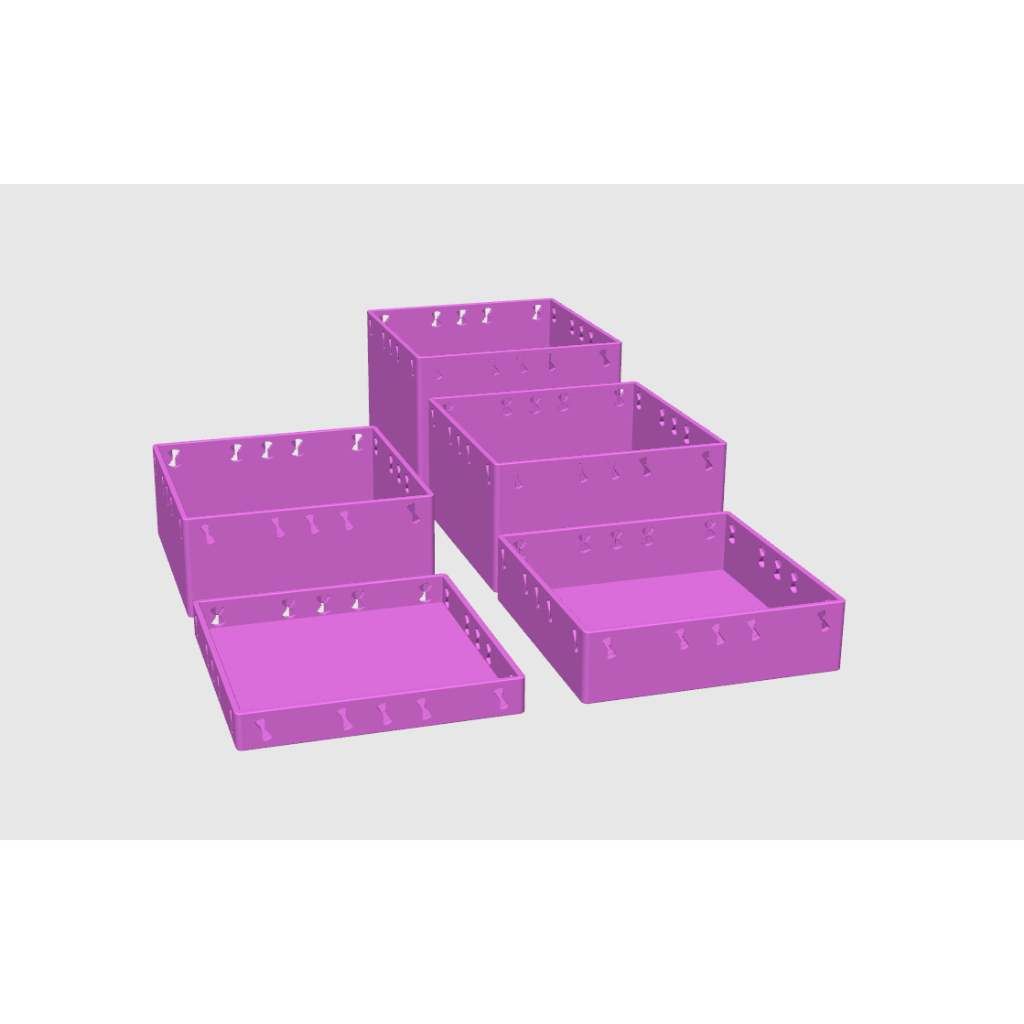 [Modi Boxi] - Boxi size L (ตัวกล่องเปล่า) กล่องเก็บของ บอร์ดเกม อุปกรณ์ ...