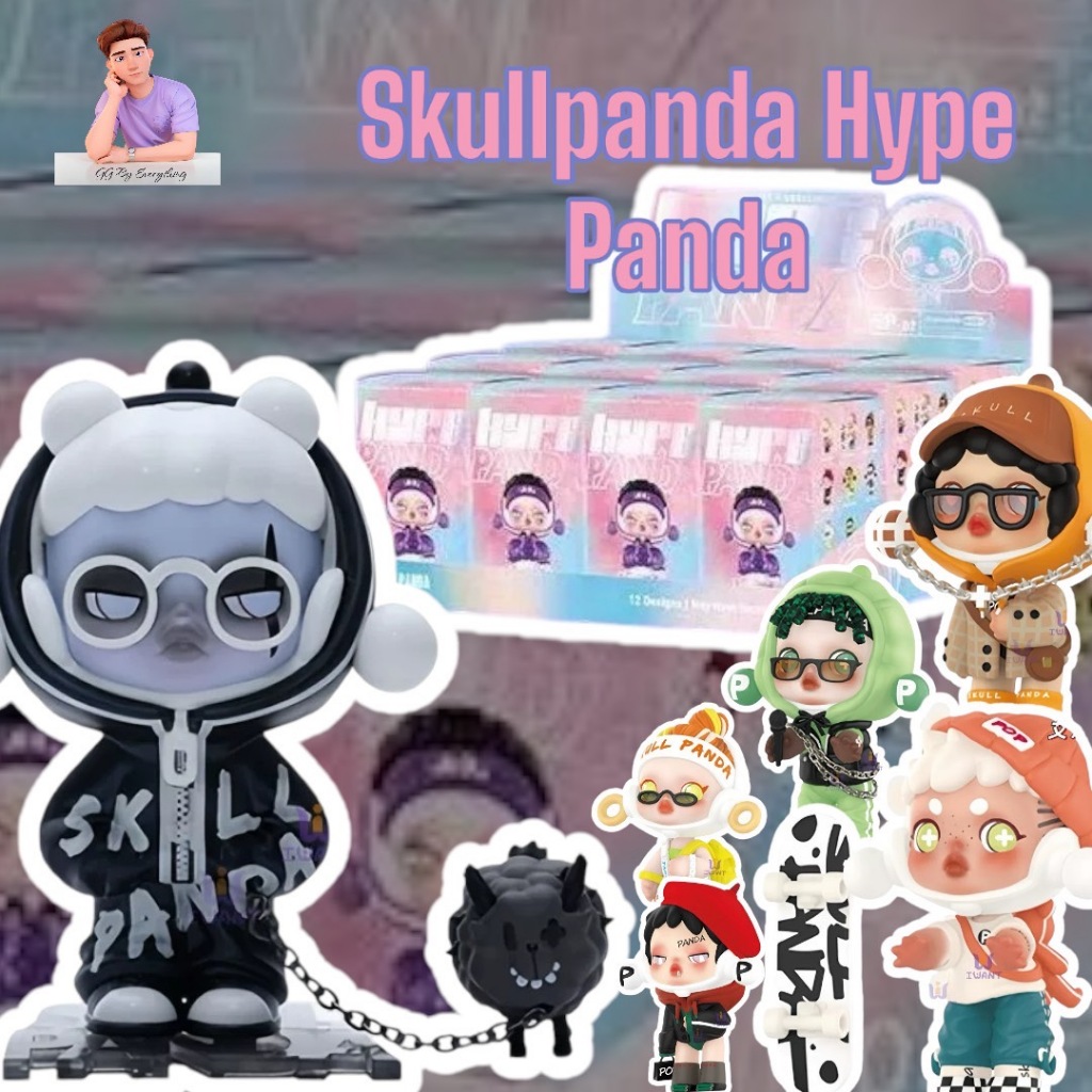 (จุ่ม)SKULLPANDA Hype Panda [POP MART] พร้อมส่ง | Shopee Thailand