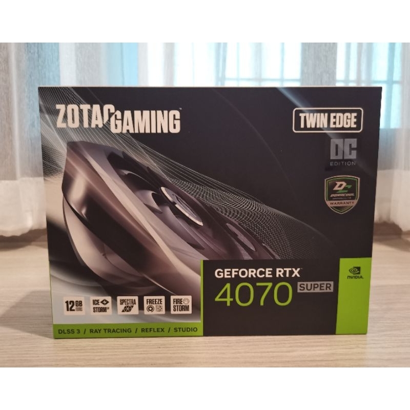 RTX 4070 SUPER ZOTAC GAMING (มือ 1 ปก.ถึง 10/2027 สามารถลงทะเบียนเพิ่ม ...