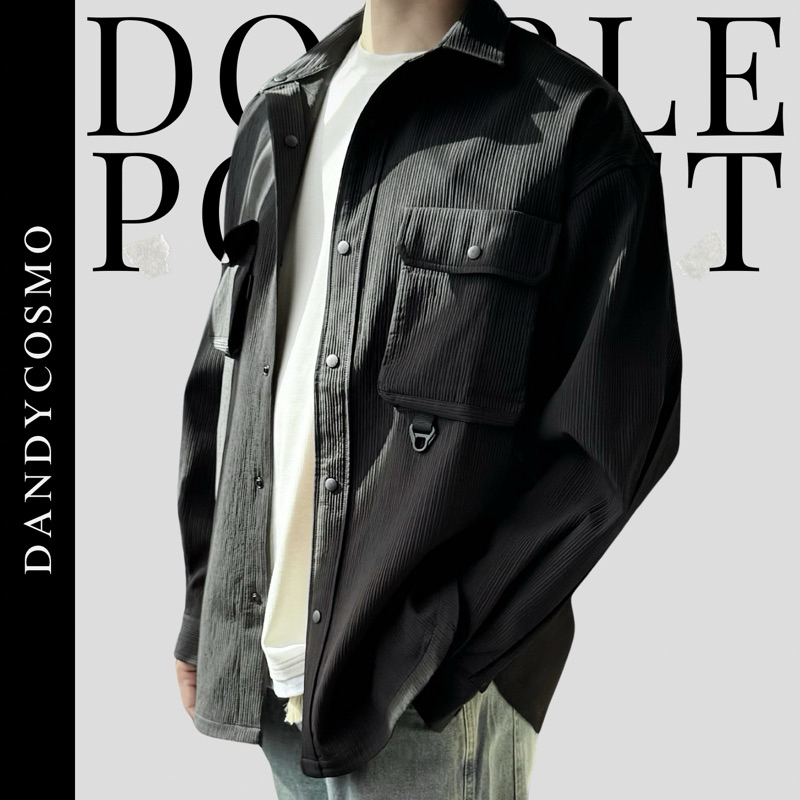 DANDY COSMO | [2สี]เสื้อคลุม Double Pocket Jacket Limited Edition ...