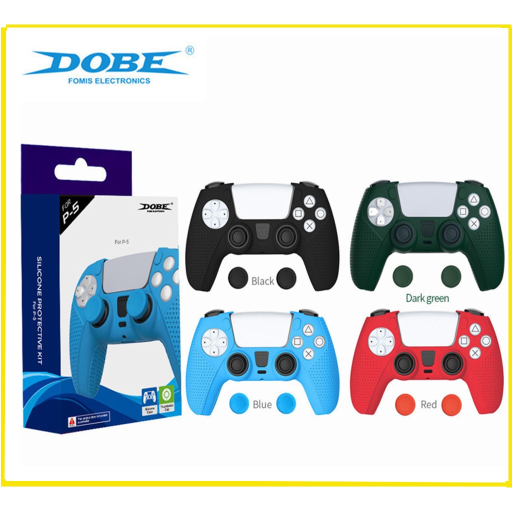 ซิลิโคนจอยเกม Ps5 Silicone for Ps5 Silicone Ps5 อุปกรณ์เริมป้องกันจอยเกม dobe | Shopee Thailand