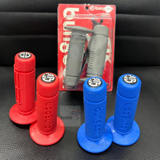 Bungbon ปลอกมือ ปลอกแฮนด์รถมอเตอร์ไซค์ สี ฟ้า แดง เทา ลาย Bungbon 8428 ...
