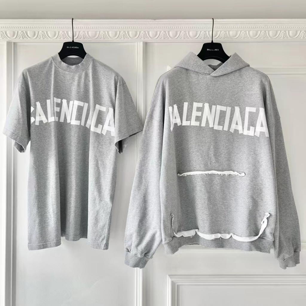 【Blue】【Balenciaga】เสื้อยืด เสื้อฮู้ด 24SS รูปภาพจริง งานสูงสุด เกรด original แท้ 99% | Shopee ...