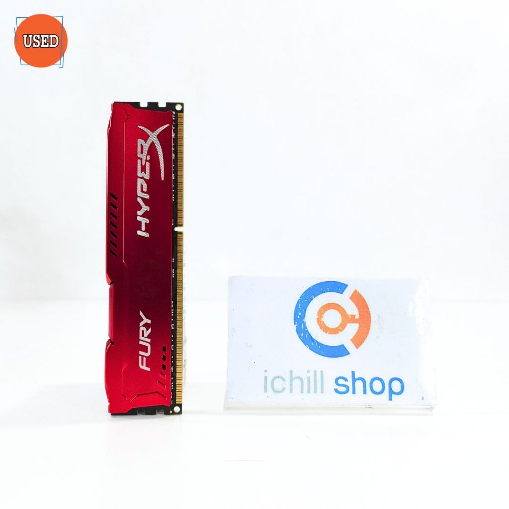 RAM (แรม) KINGSTON HYPERX FURY DDR3 8GB 1600MHz (RED) ประกันร้าน 30 วัน P14927 | Shopee Thailand