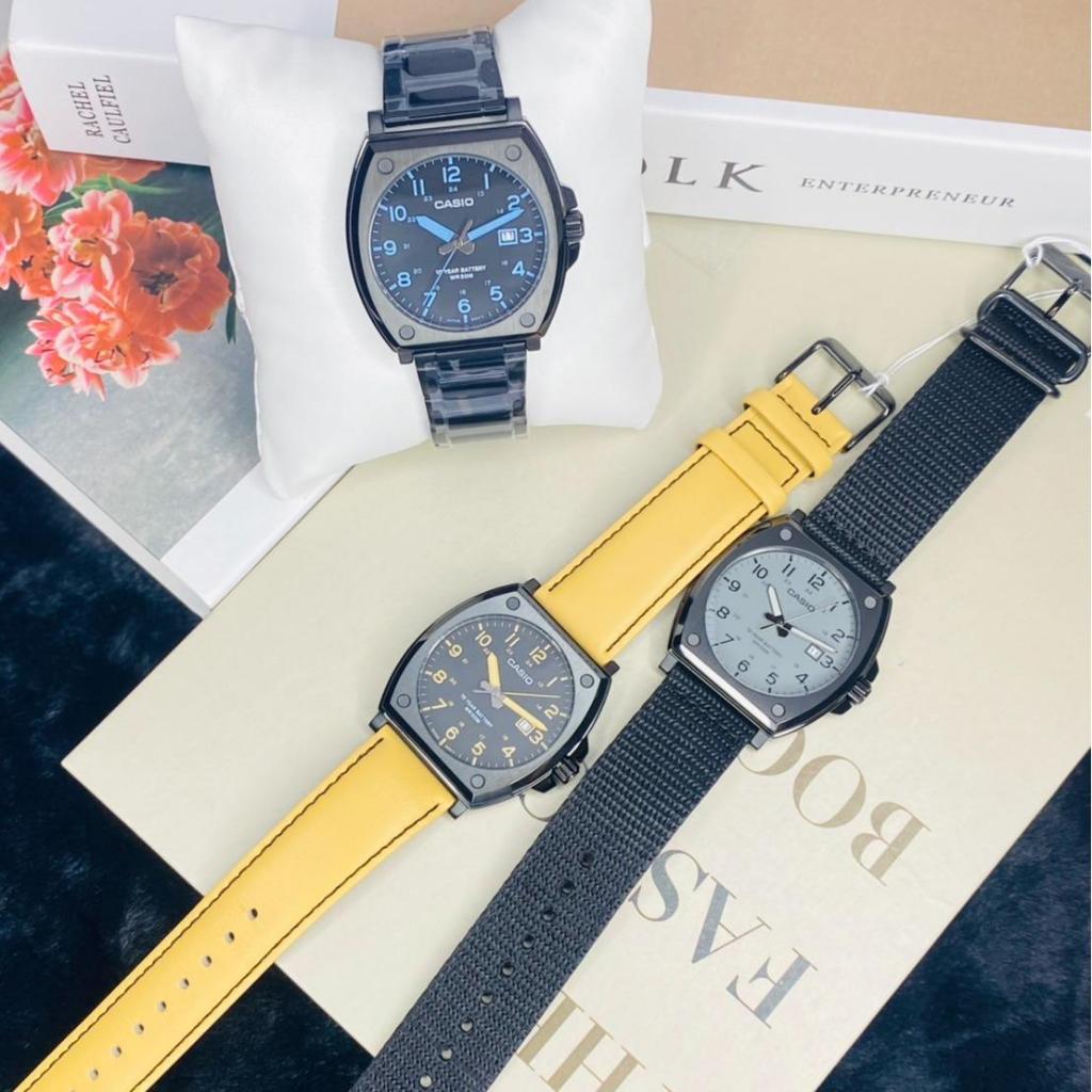 M&F Watch นาฬิกาข้อมือ Casio Standard อะนาล็อก MTP-E715นาฬิกาสายผ้า สาย ...
