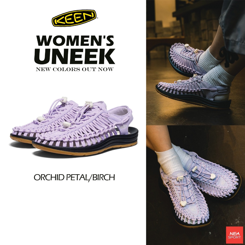 [ลด30% เก็บโค้ด 2509FASHDD] KEEN Women's UNEEK - ORCHID PETAL / BIRCH รองเท้า คีน แท้ รุ่นฮิต ...