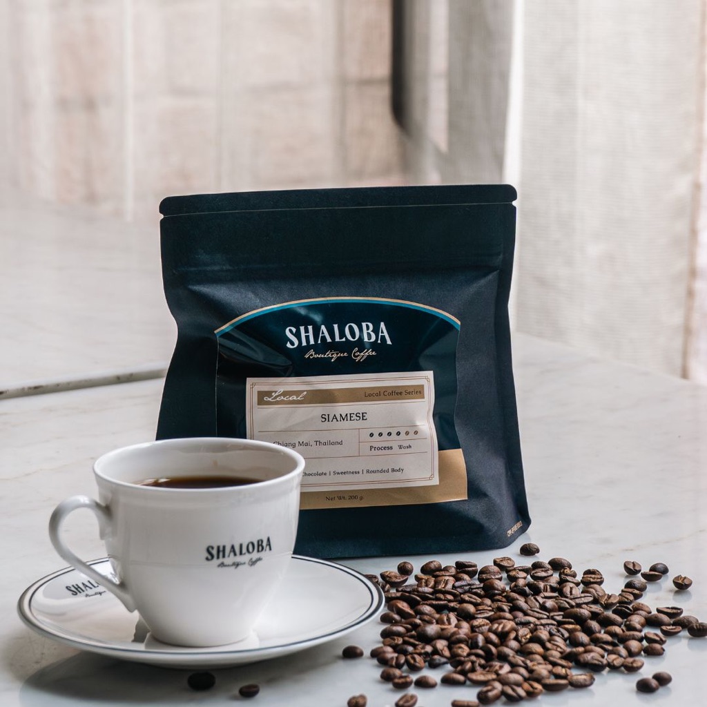 Shaloba เมล็ดกาแฟคั่ว เกรดพรีเมี่ยม มีโรงคั่วเอง Local Coffee (200 g ...