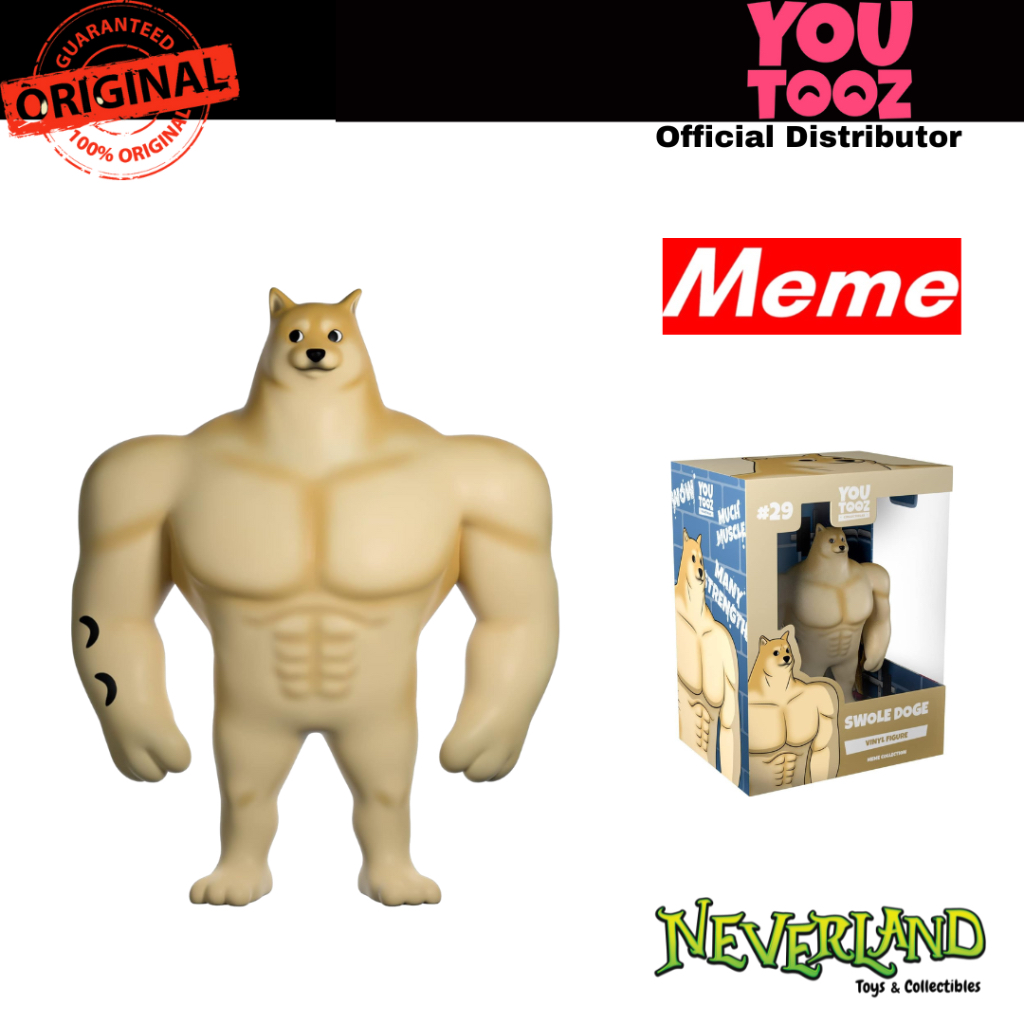 Youtooz Swole Doge Coin Meme Vinyl Art Figure | Shopee Thailand