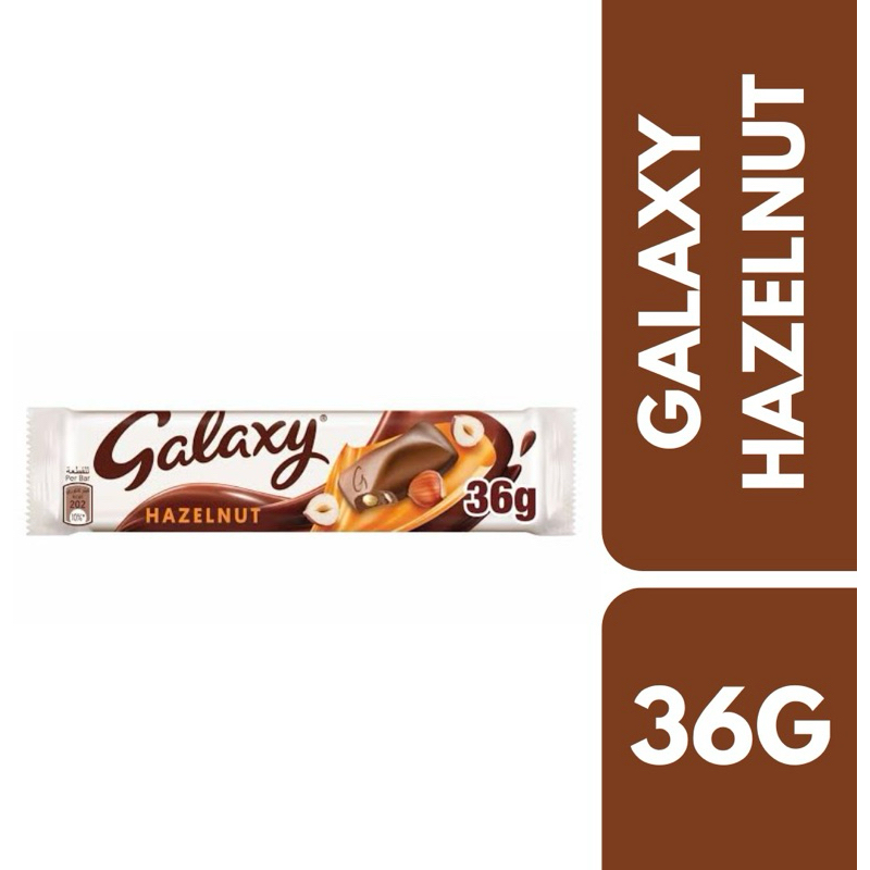Galaxy Hazelnut Chocolate Bar 36g++ กาแล็กซี่ เฮเซลนัท ช็อกโกแลต บาร์ ...