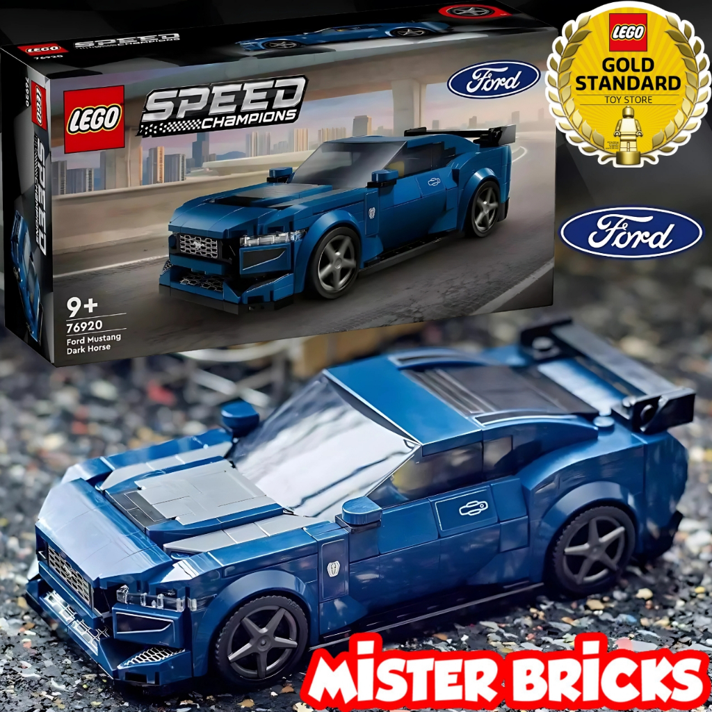LEGO® Speed Champions Ford Mustang Dark Horse Sports Car 76920 | Build ...