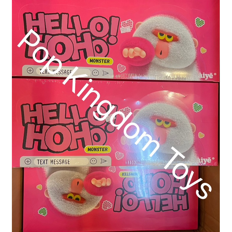 [ยก box] Hello Hoho Monsters (Pink Monkey) | Shopee Thailand