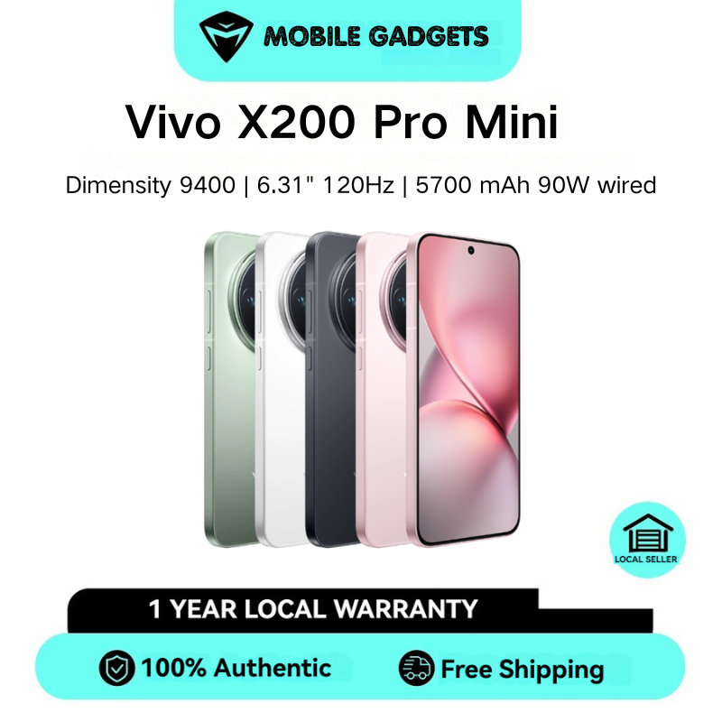 Vivo X200 Pro Mini | Dimensity 9400 | 6.31" AMOLED 120Hz | 5700 mAh 90W ...