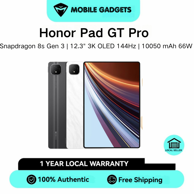 Honor Pad GT Pro / Honor Pad GT2 Pro | Snapdragon 8s Gen 3 | Honor GT Pad series gaming tablets ...