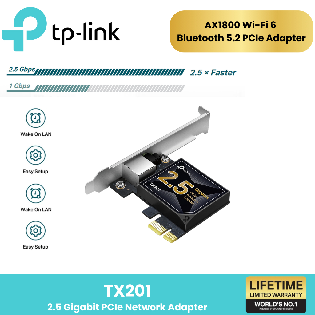 TP-Link Archer TX201 2.5 Gigabit PCIe Network Adapter สินค้าใหม่! WiFi ...