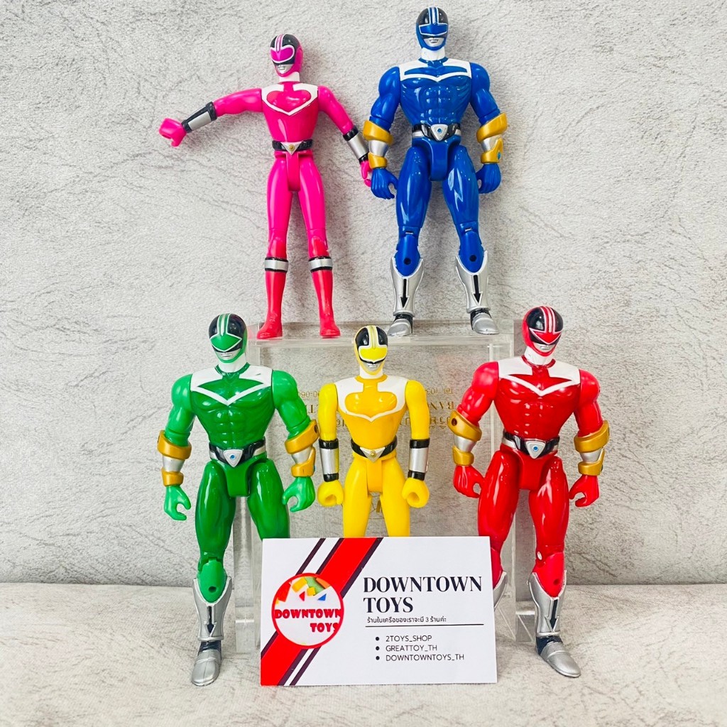 Timeranger ไทม์เรนเจอร์ ฟิกเกอร์ Figure งาน Power Ranger Bandai 2000 ...