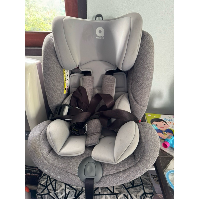 Carseat Isofix คาร์ซีทสำหรับเด็ก Apramo รุ่น UNIQUE ใช้ได้ตั้งแต่แรกเกิด-12ปี (Premiun Fabric ...