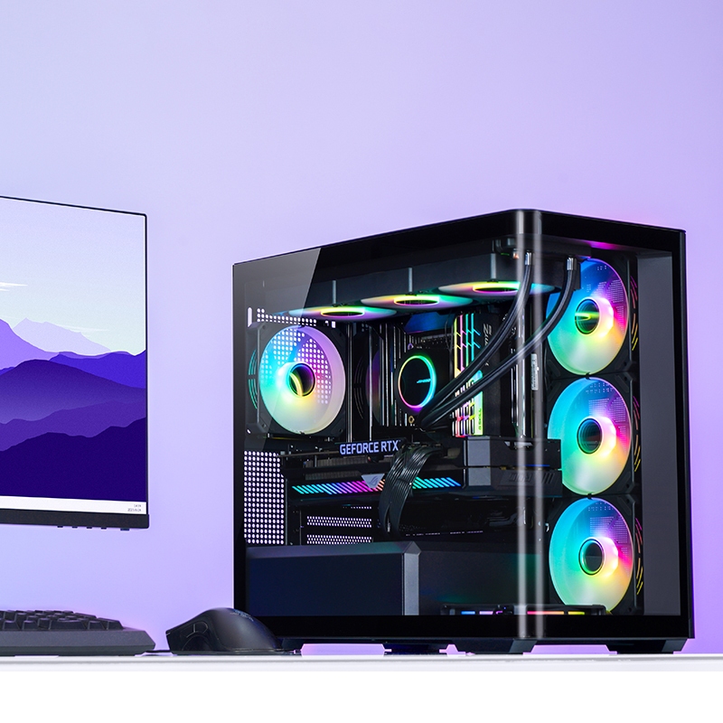 p มีโค้ดลด1000 เคสตู้ปลา MATX กระจกนิรภัยหนาโค้งเต็มแผ่น ศูนย์ไทย ...