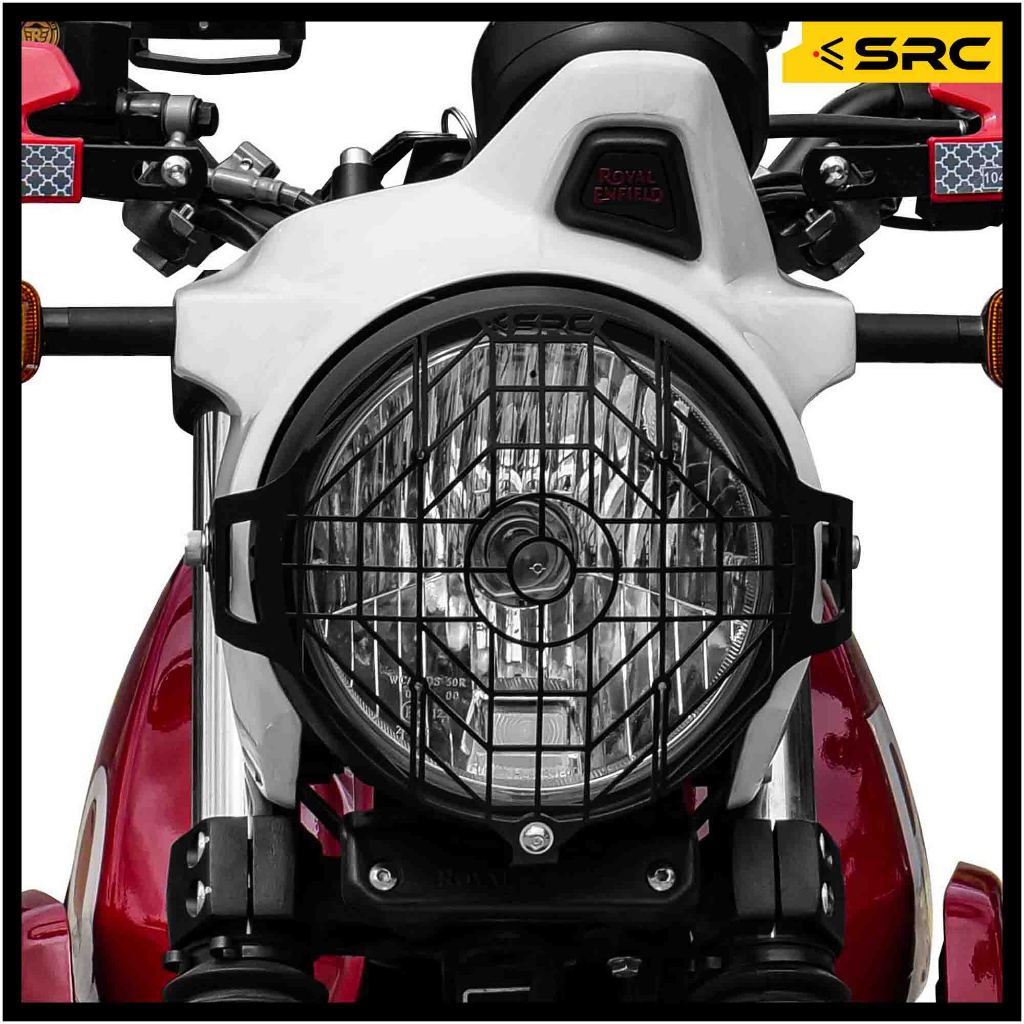 [SRC] การ์ดไฟหน้าROYAL ENFIELD SCRAM 411 /HEADLIGH GUARD SRC FOR ROYAL ...
