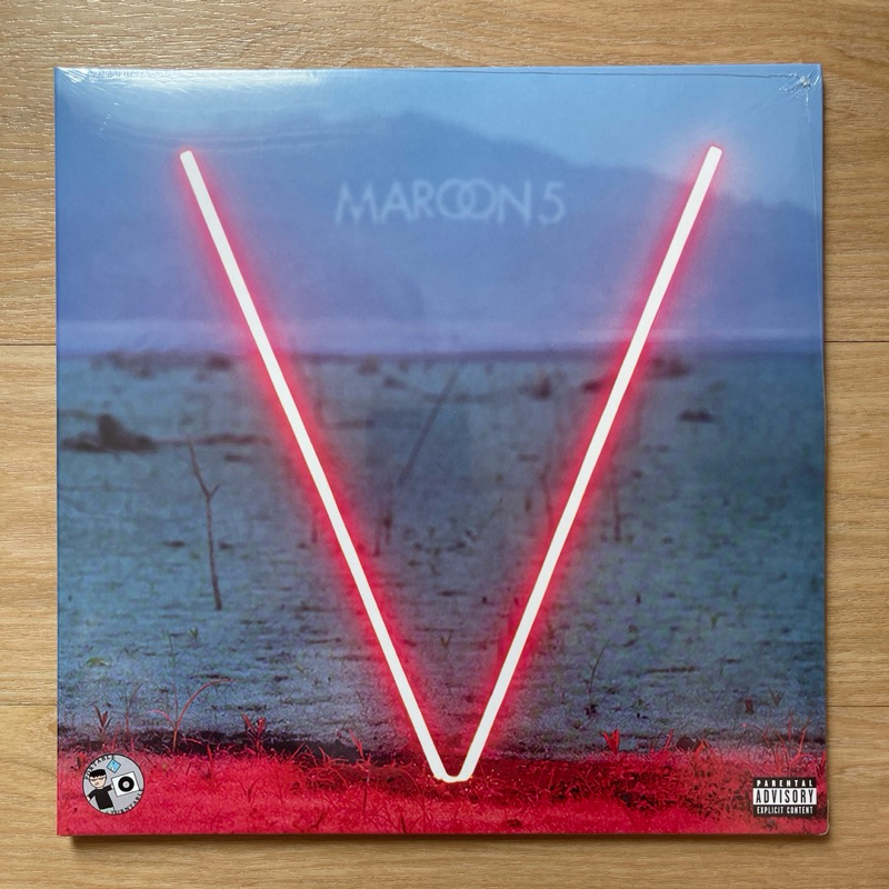 แผ่นเสียง Maroon 5 V Red Vinyl, LP, Album, Reissue,มือหนึ่ง ซีล ...