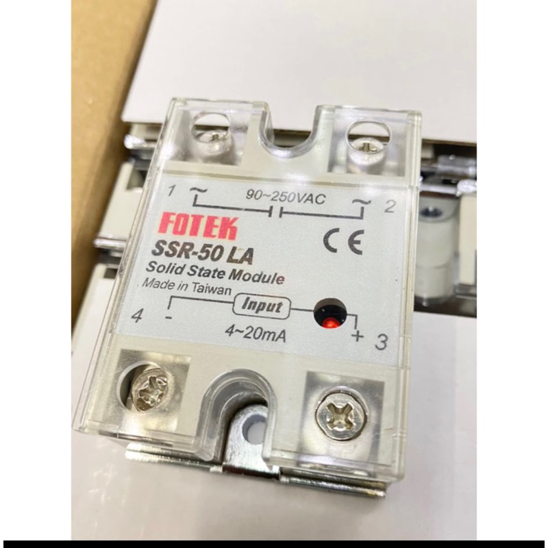 SSR-50LA โซลิส สเตท รีเลย์ 50A (แพ็ค1ตัว) INPUT: 4~20mA OUTPUT: 90~250VAC ขาย 1 ตัว680 บาท SSR ...