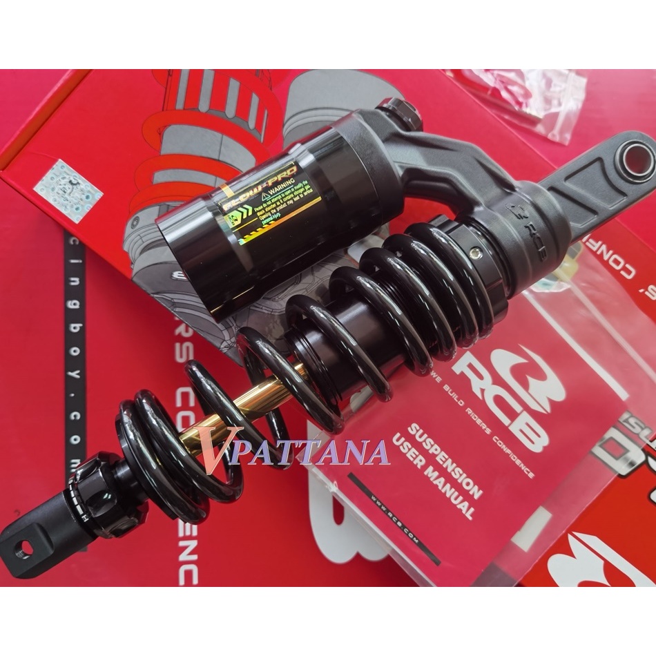 RCB FLOW PRO โช้คเดี่ยว ปรับ 3 จุด for Click125/Click150 ยาว 330 มม ...