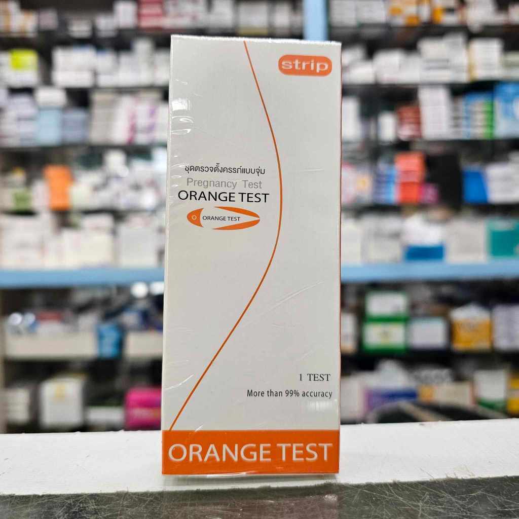 Orange Test Pregnancy Test Strip ออเรนจ์ เทส ชุดตรวจตั้งครรภ์ ชุดทดสอบ ...