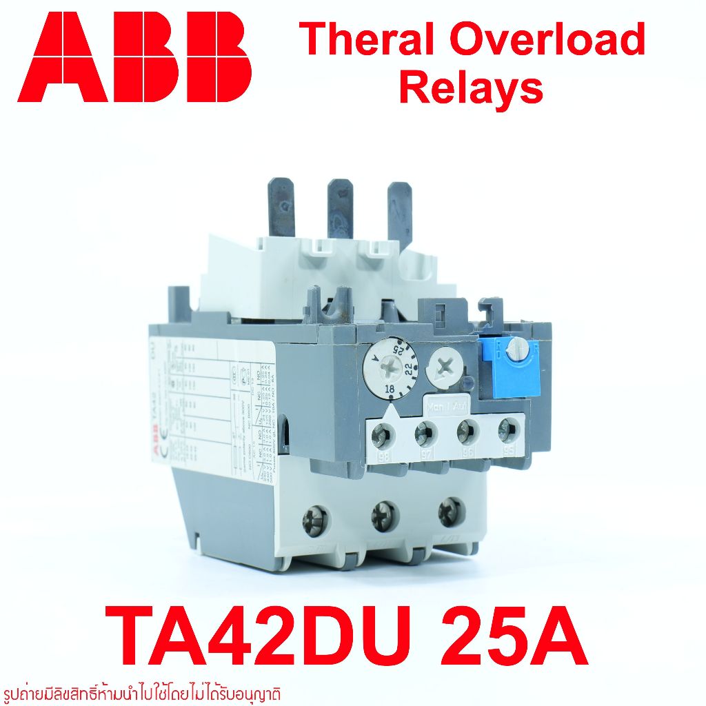 TA42DU ABB TA25DU Thermal overload relays TA42DU-25 overload TA42DU25 overload ABB โอเวอร์โหลด ...
