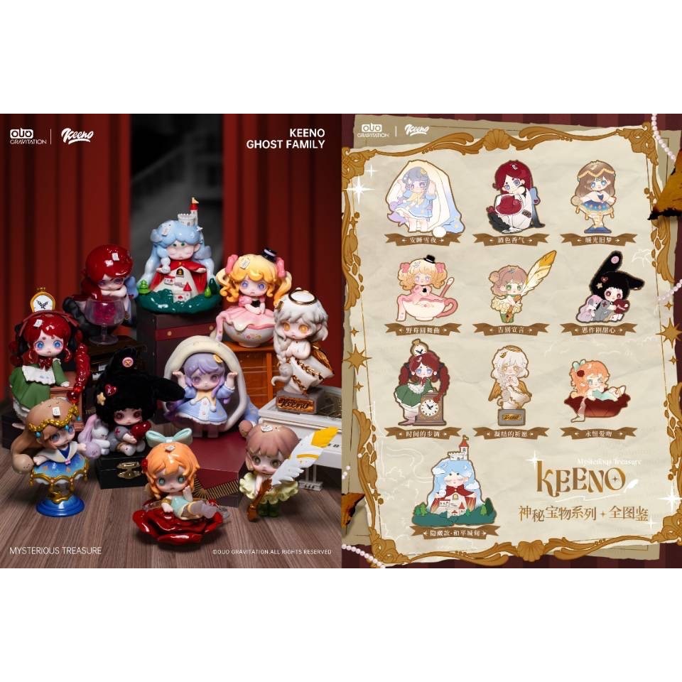 [แบบจุ่ม พร้อมส่ง] โมเดล Keeno Mysterious Treasure Series (v.2) | Shopee Thailand