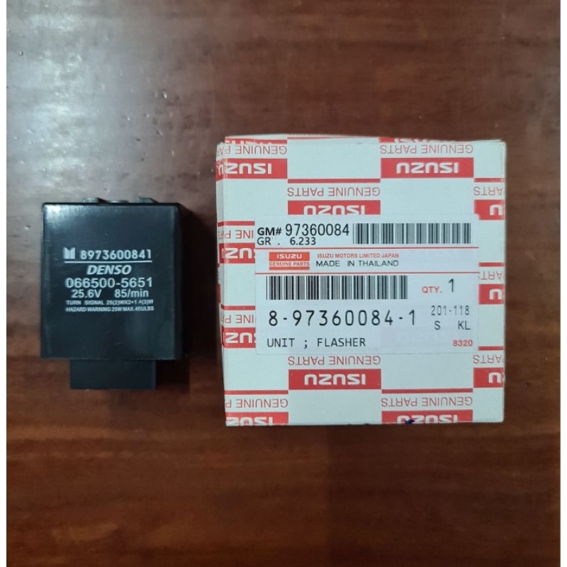 Flasher แฟลชเชอร์ Isuzu NPR 120 รุ่น 24V 3ขา (pin) เกรดอย่างดี รีเลย์ ...