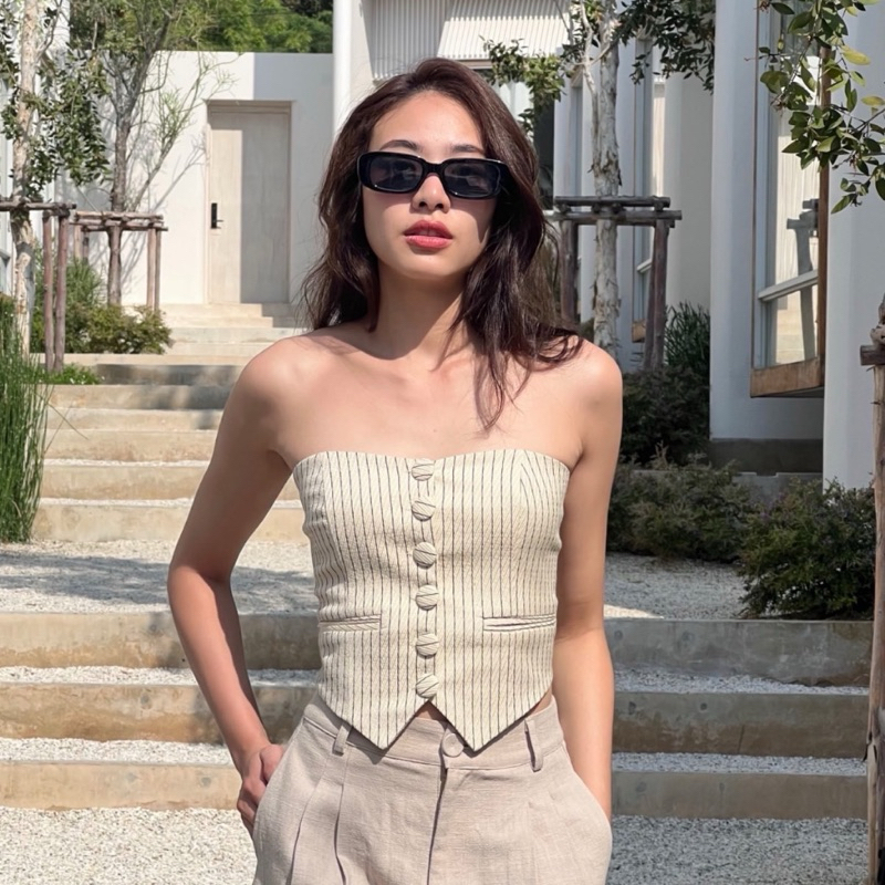 ส่งต่อ Styledenims | Tyler Top Tyler Top 🌻 เกาะอกตัวฮิต | Shopee Thailand