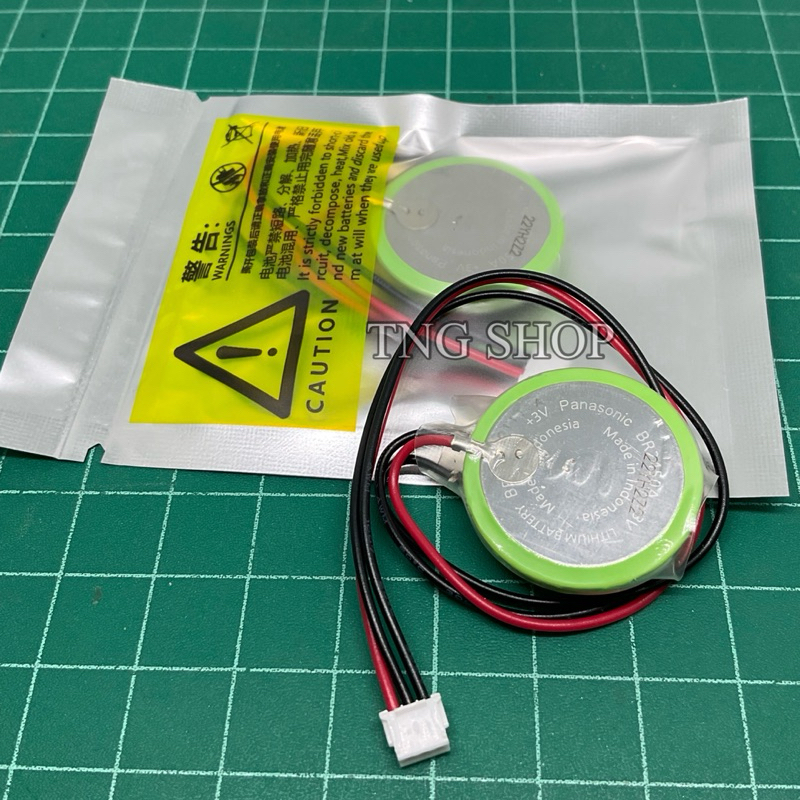 BR2450A 3V Panasonic Lithium Battery แบตเตอรี่ลิเธียม 3สาย BR 2450A3V ...