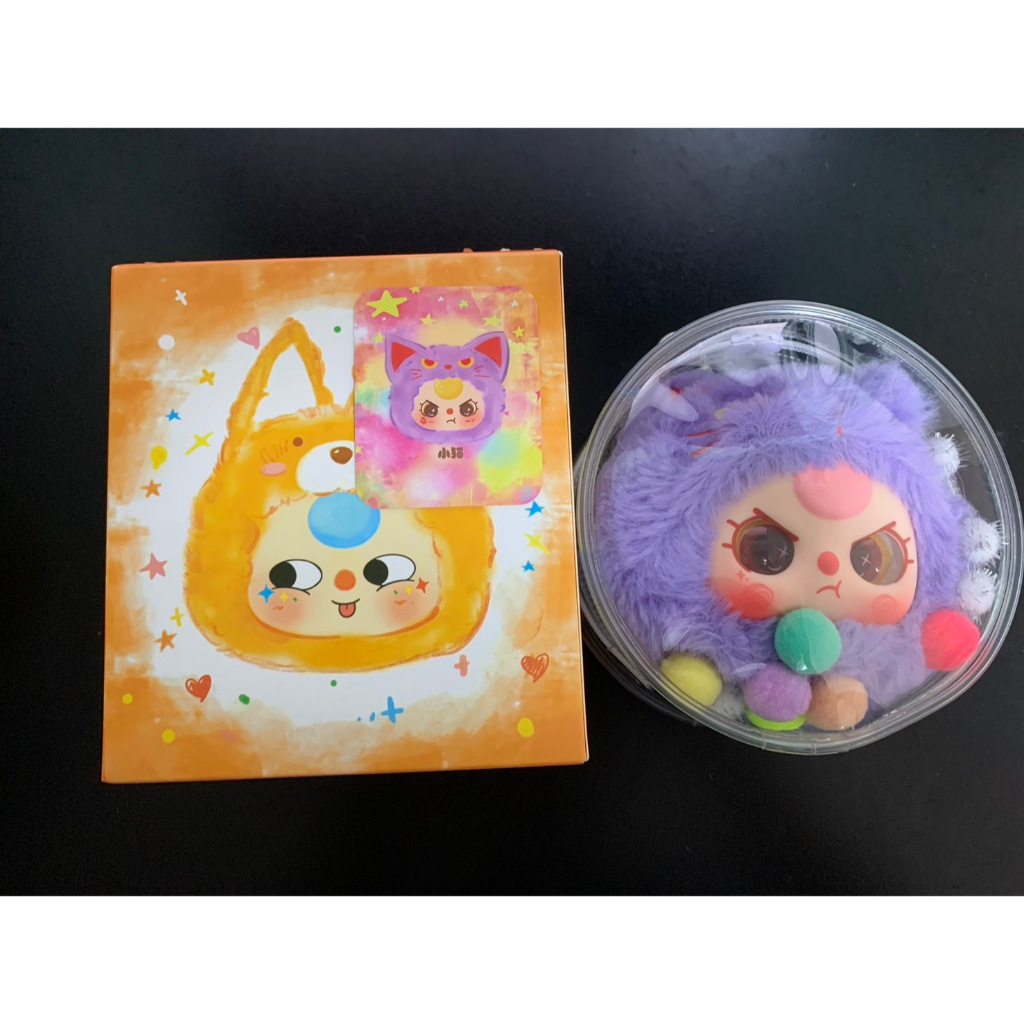 Baby three v1 Kimmon แมวม่วง ตาโกรธ แถมฟรีกระเป๋าใส ของแท้ | Shopee ...