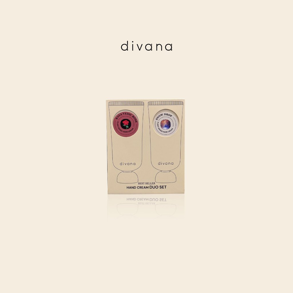 [ เซตขายดี ] divana Hand Cream Duo Set เซ็ตขายดี ครีมทามือ 50 กรัม x 2 ...